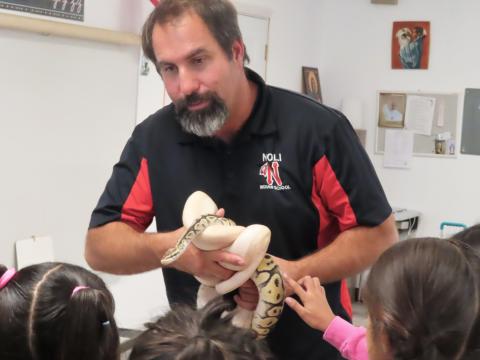 St. Jude Mission School students learn about snakes | Soboba Band of ...